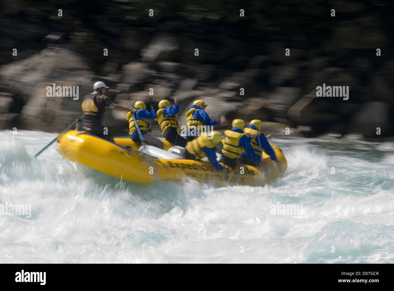 Whitewater rafting on Chile's Futaleufu River Stock Photo - Alamy
