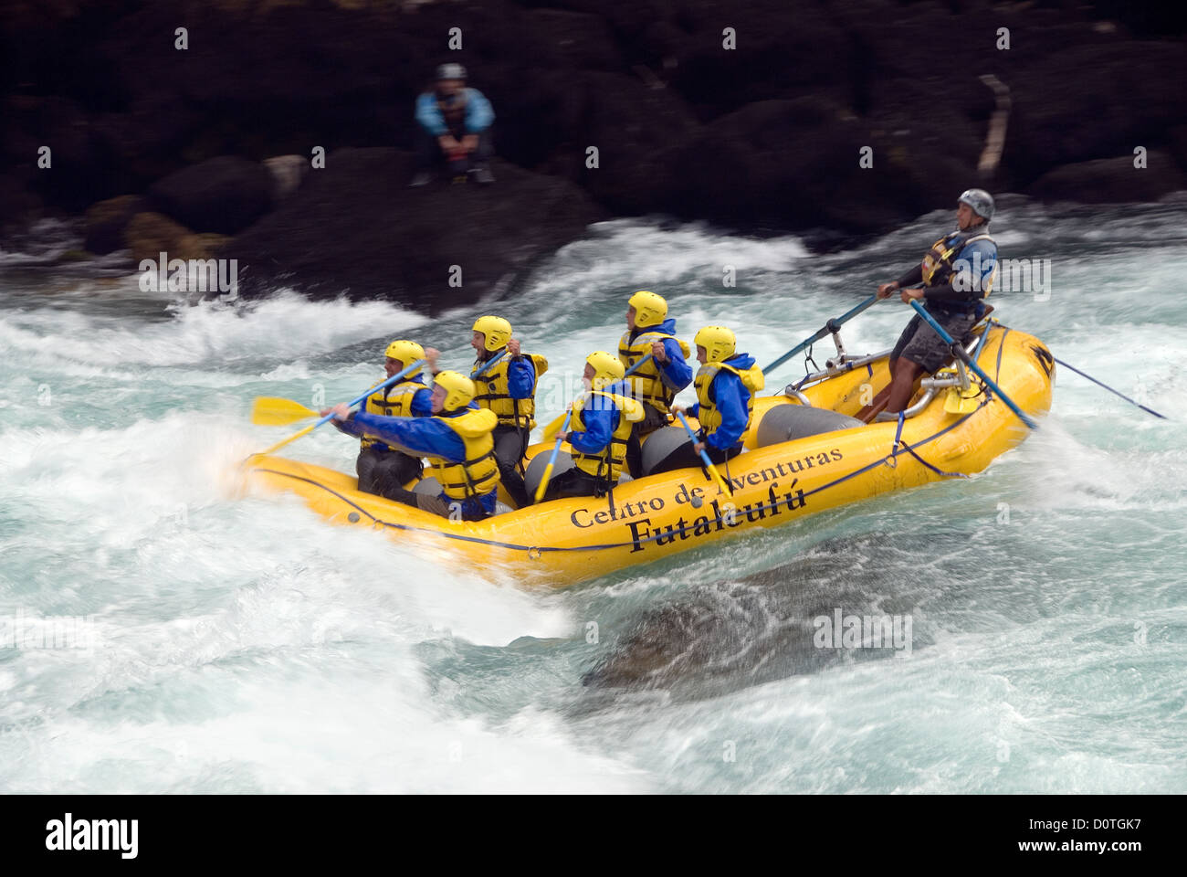 Whitewater rafting on Chile's Futaleufu River Stock Photo - Alamy
