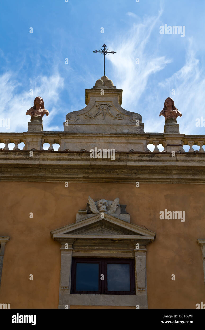 Cross of a Church in Volterra in Tuscany, Italy Stock Photo - Alamy