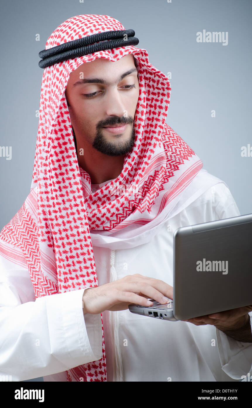 Portrait of young arab Stock Photo - Alamy