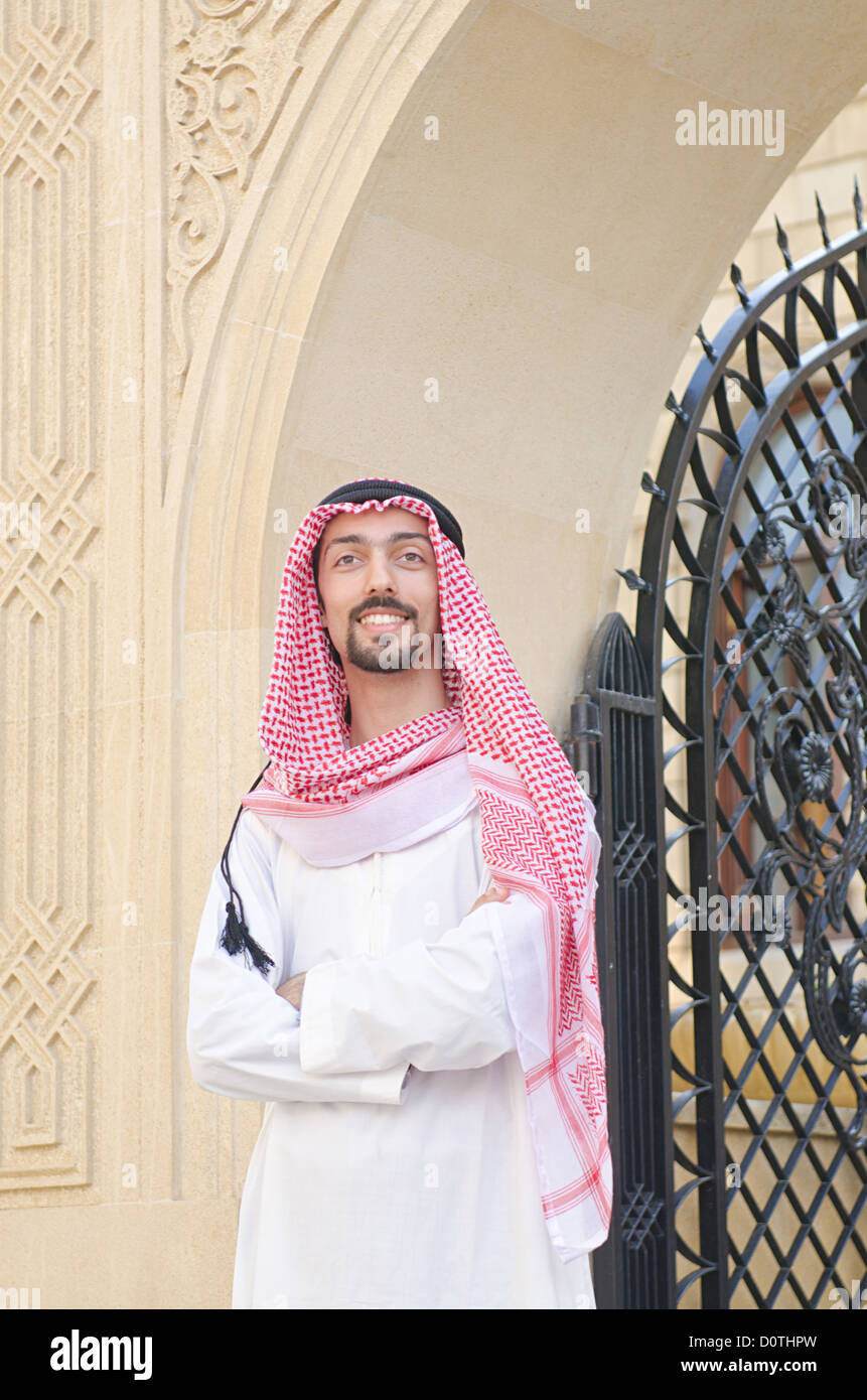 Arab on the street in summer Stock Photo - Alamy