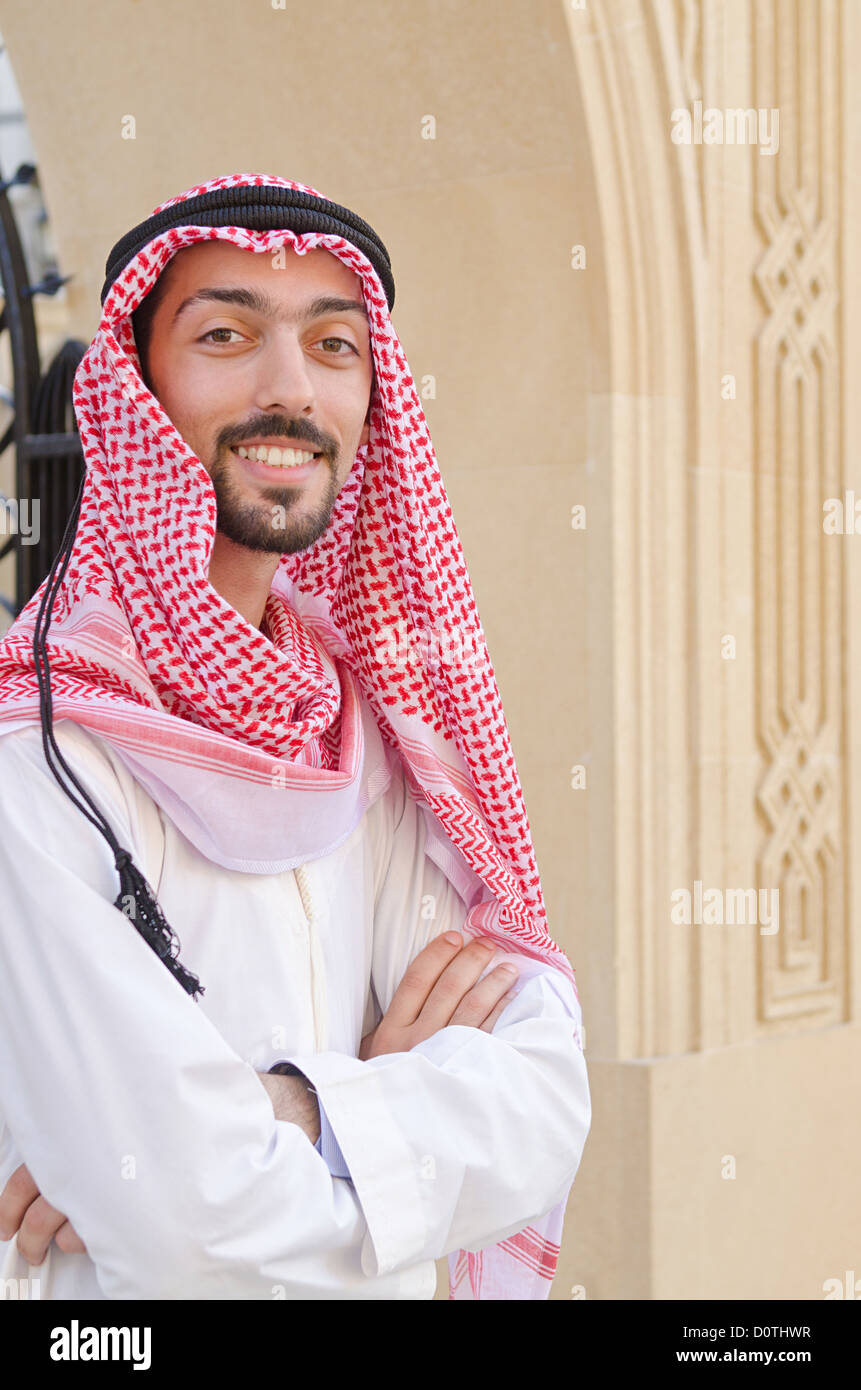 Arab on the street in summer Stock Photo - Alamy