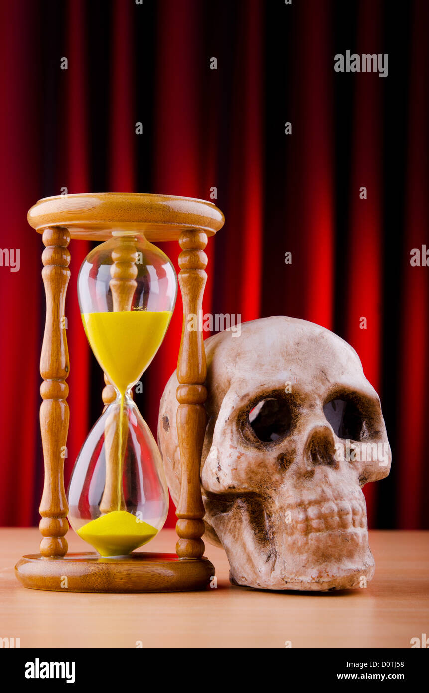 Death and time concept Stock Photo - Alamy