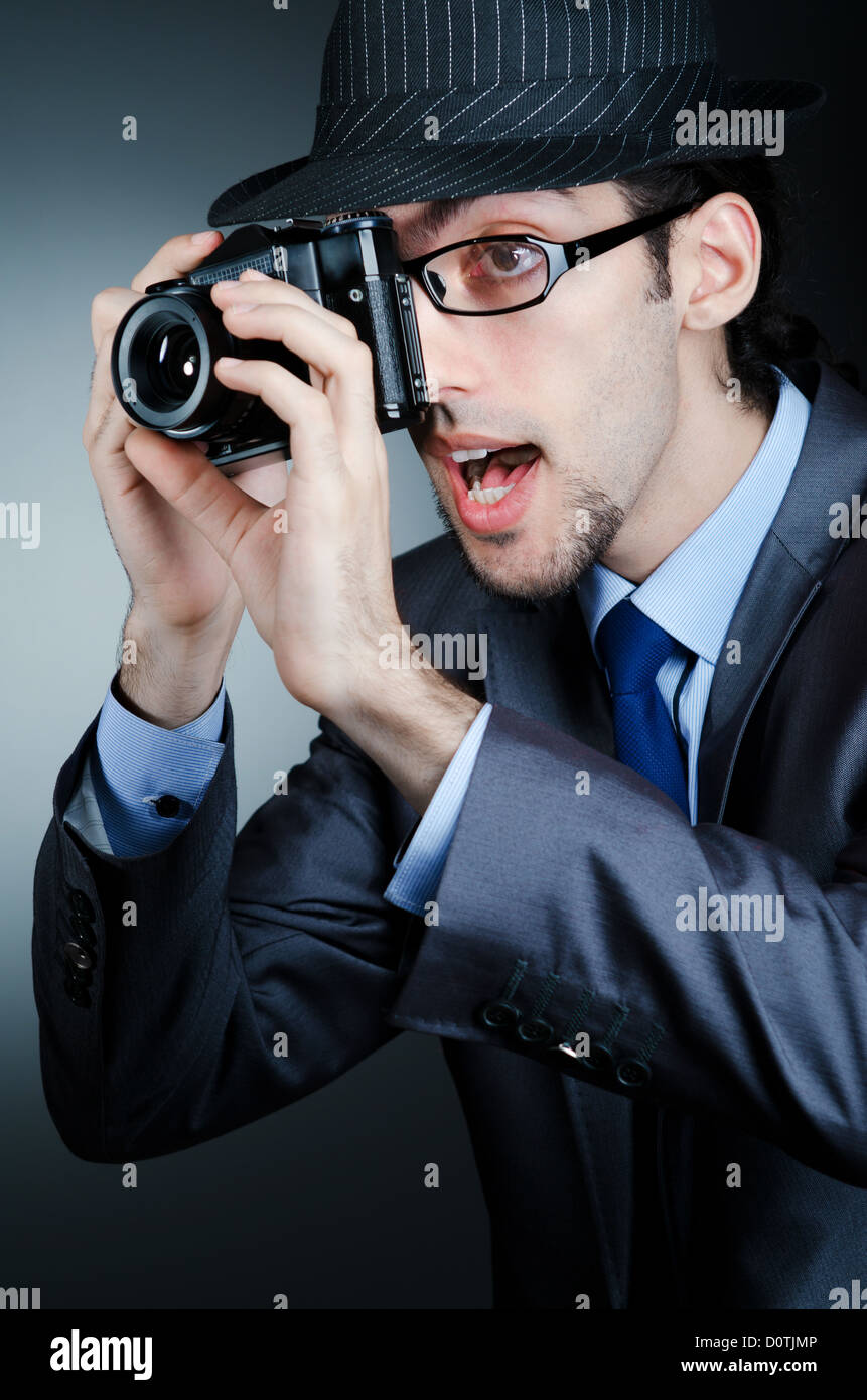 Paparazzi trying to take picture Stock Photo - Alamy
