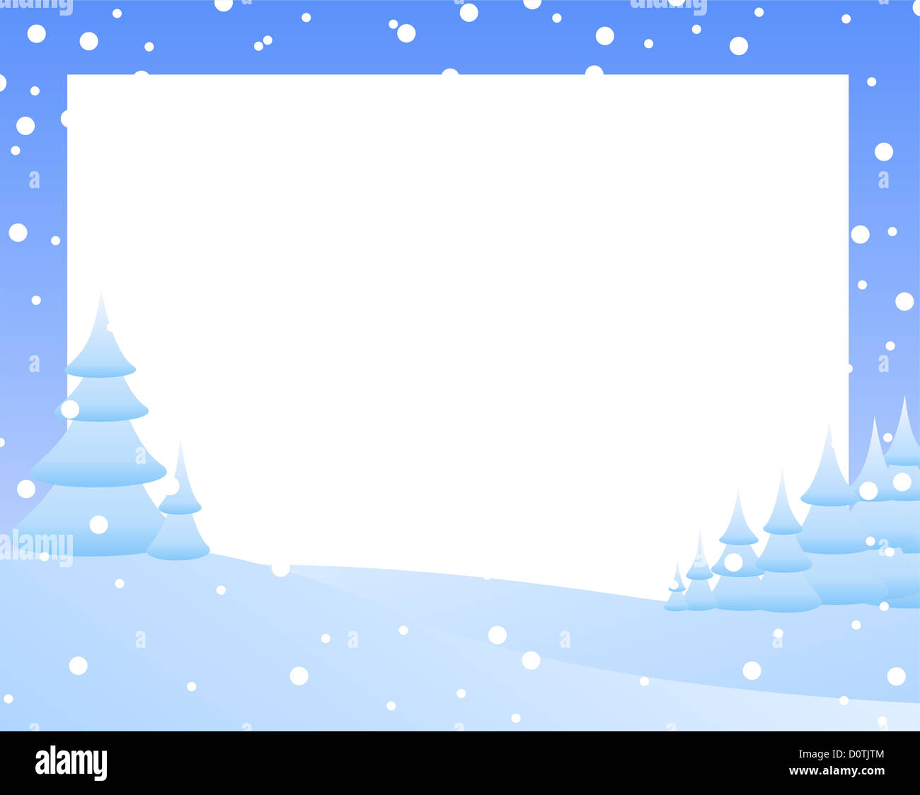 Line drawing winter landscape winter hi-res stock photography and ...