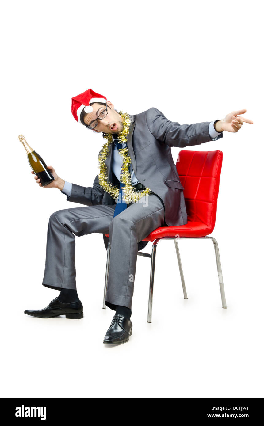 Businessman drunk party Cut Out Stock Images & Pictures - Alamy