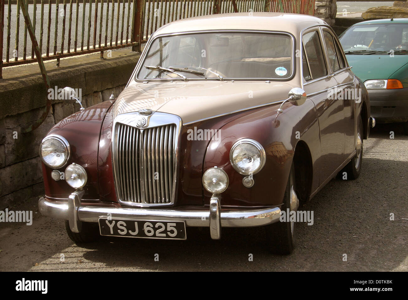 Classic MG ZA Magnette, a practical classic car in everyday use Stock ...