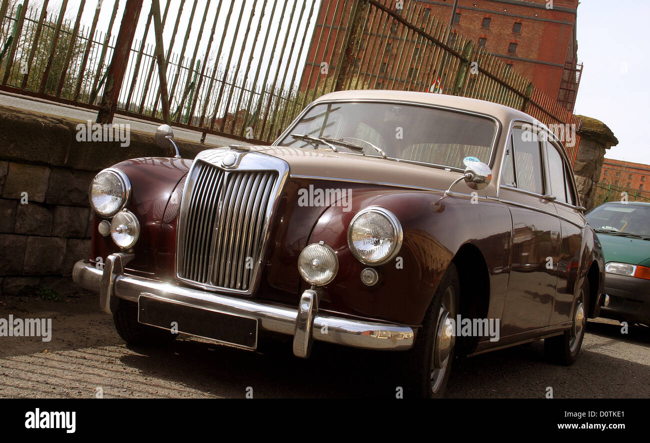 Classic MG ZA Magnette, a practical classic car in everyday use Stock ...