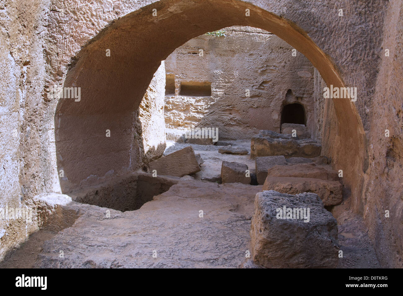 Cyprus Tombs Of The Kings Stock Photo - Alamy
