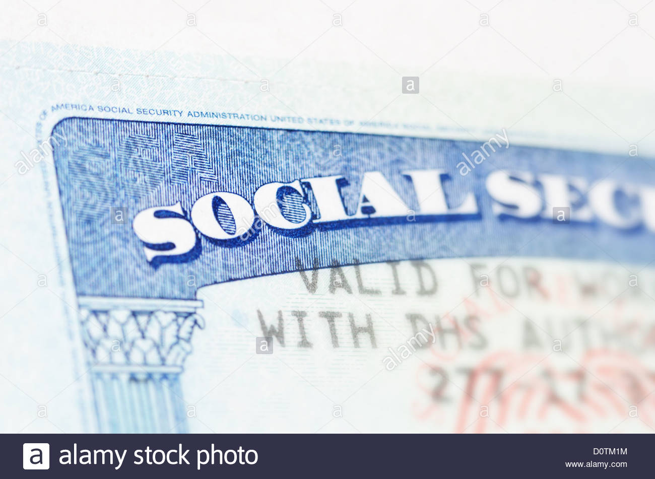Social Security Card Usa Stock Photos & Social Security Card Usa Stock ...