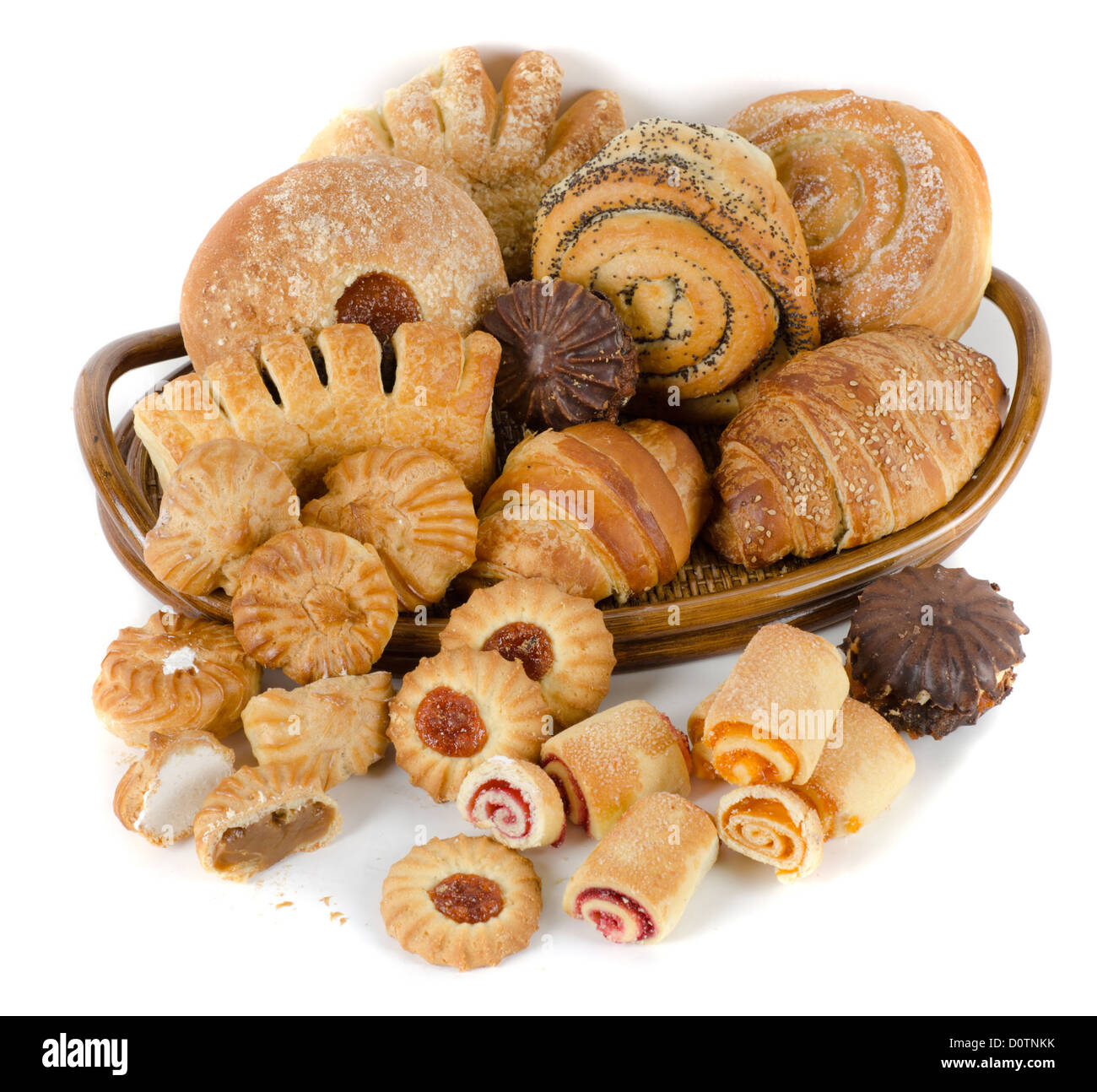 Bakery foodstuffs set Stock Photo - Alamy