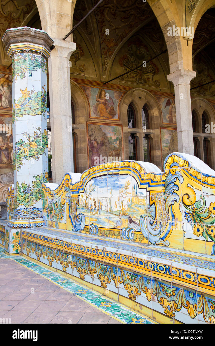 Santa Chiara Monastery - Naples Stock Photo - Alamy