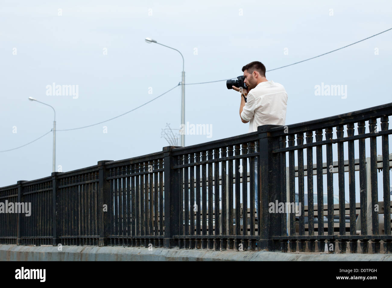 Photograph shoot from bridge Stock Photo - Alamy