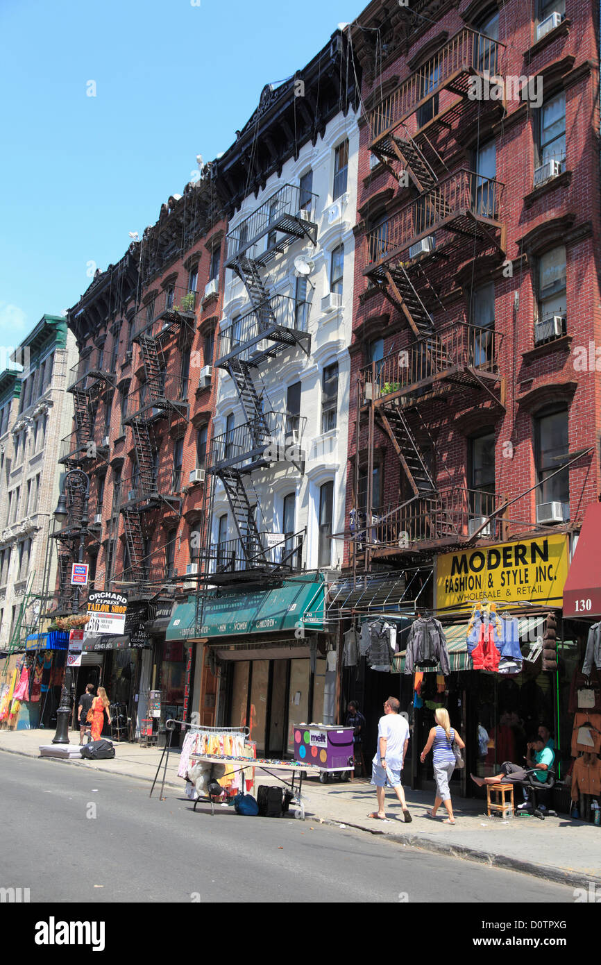 Orchard Street, Lower East Side, Manhattan, New York City, USA Stock ...