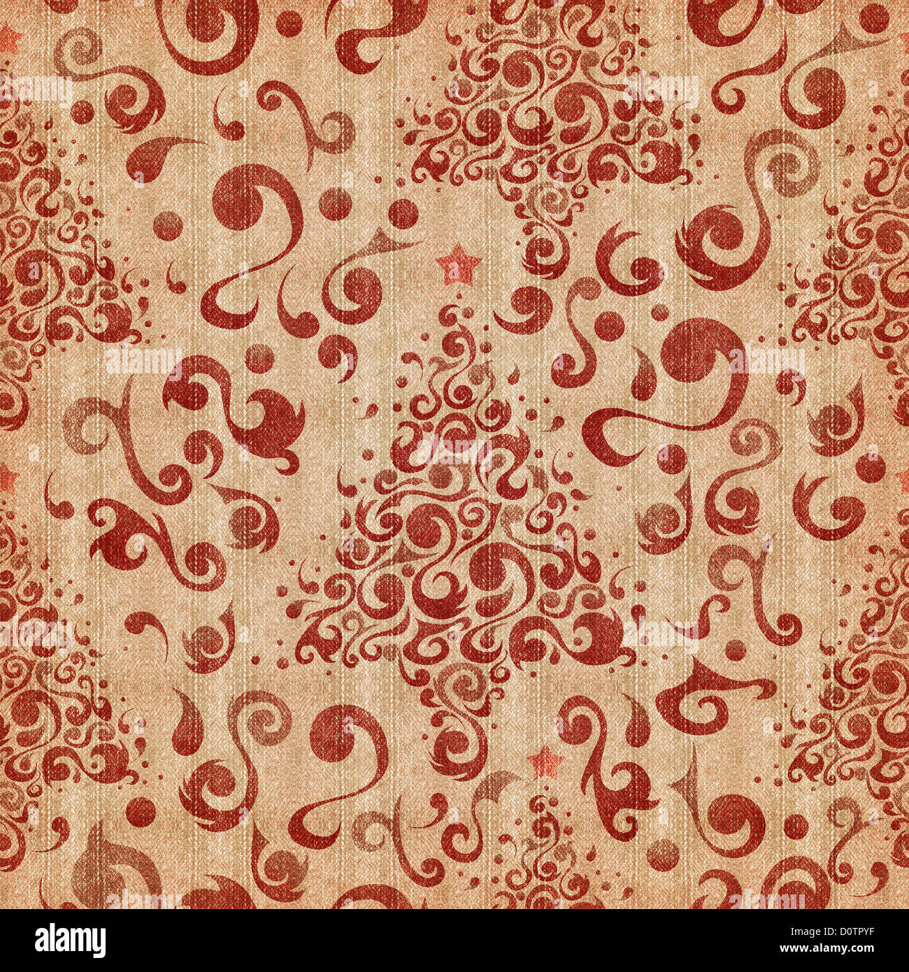 Retro Christmas Pattern Background