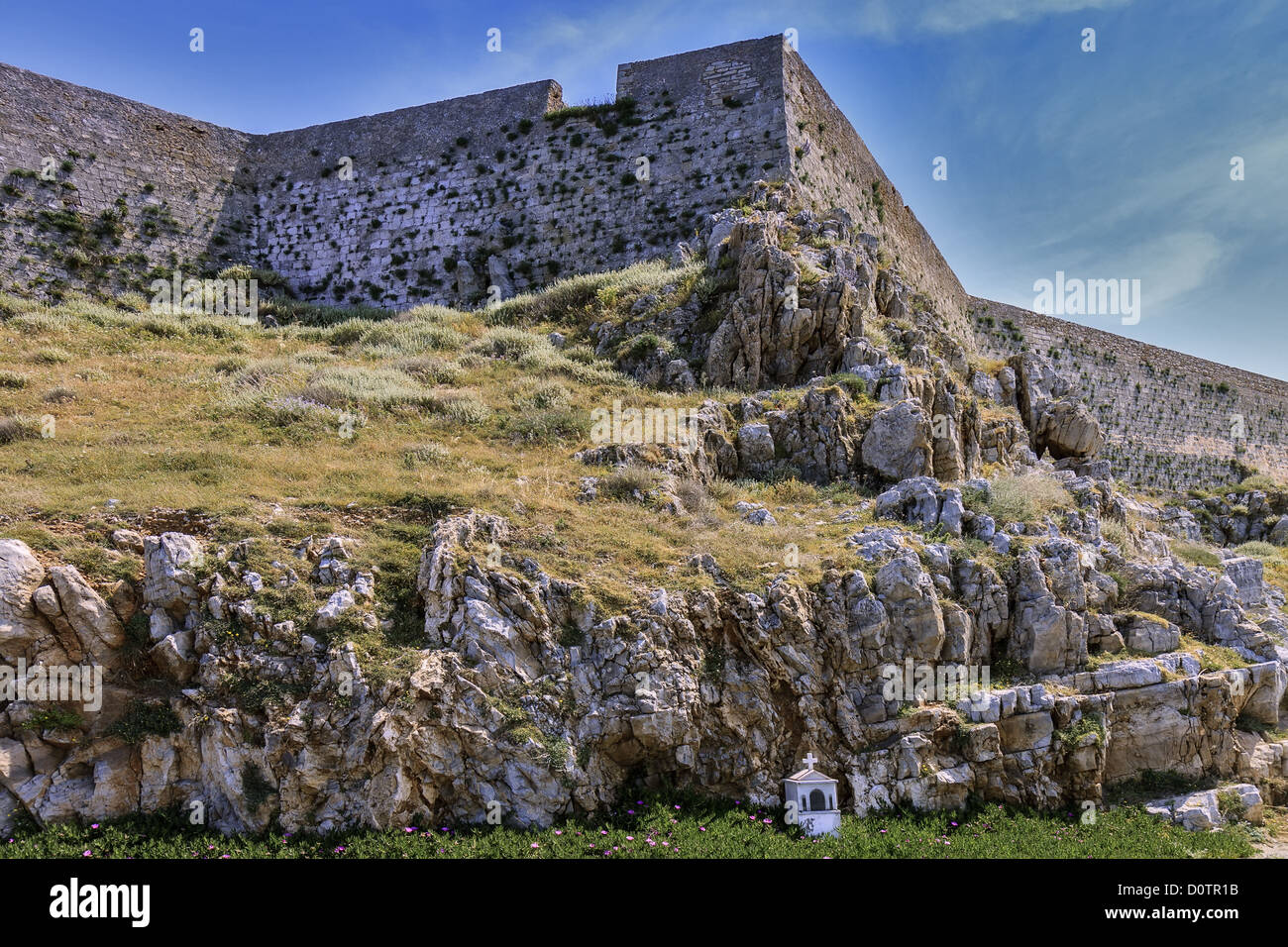 Fortezza Walls Crete Rethymnon Crete Stock Photo - Alamy