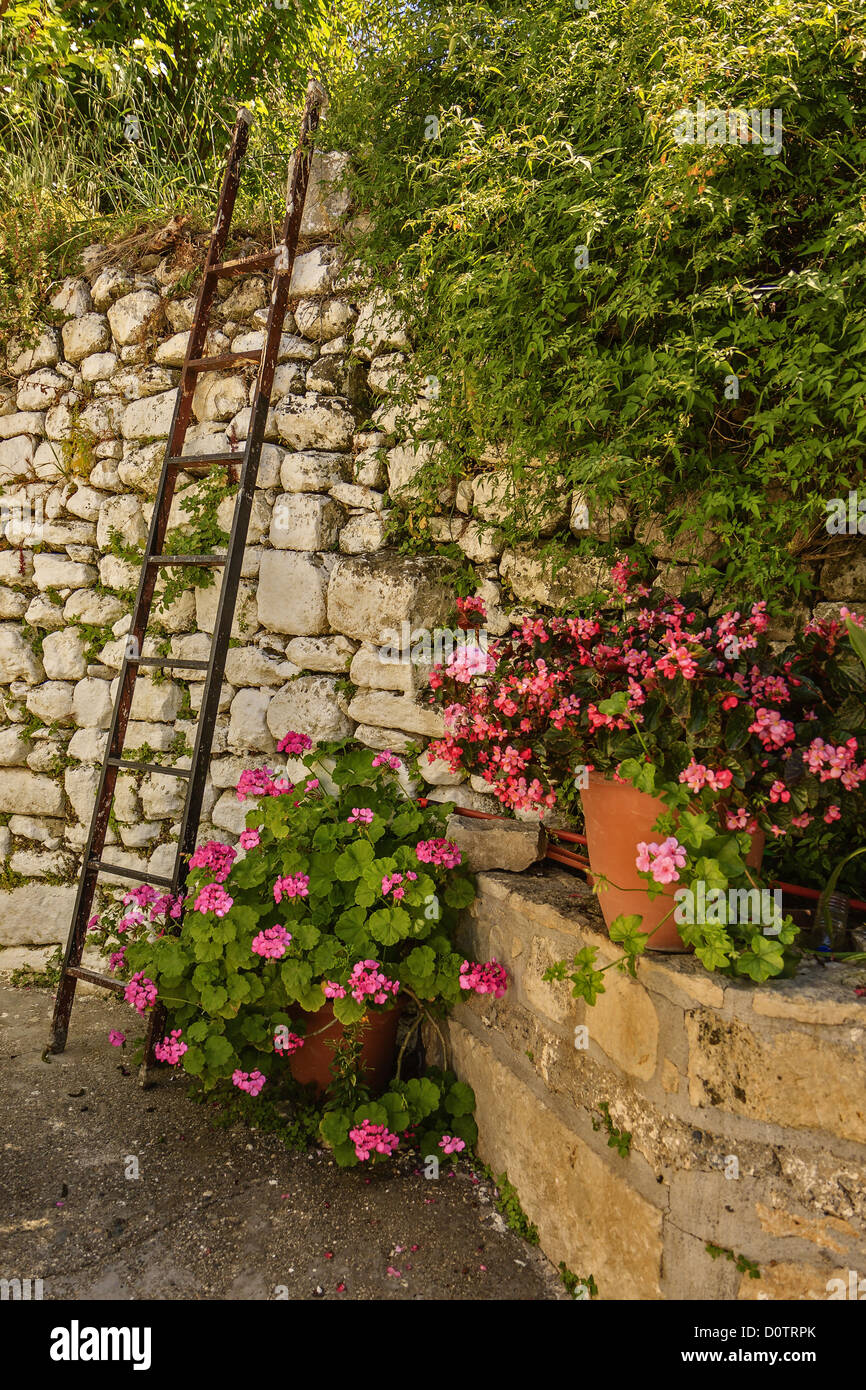 Argyroupolis Garden Crete Stock Photo - Alamy