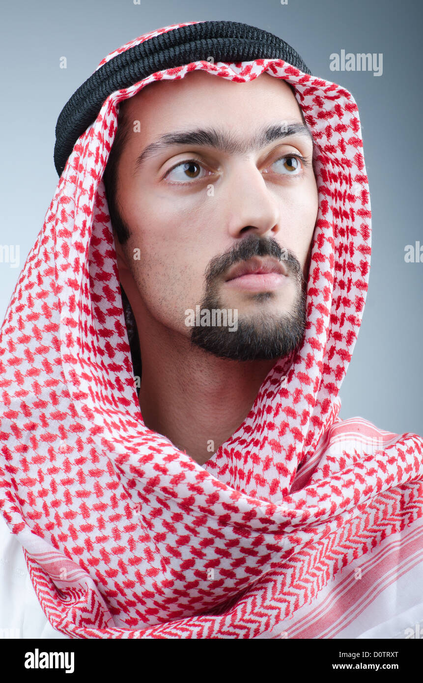 Portrait of young arab Stock Photo - Alamy