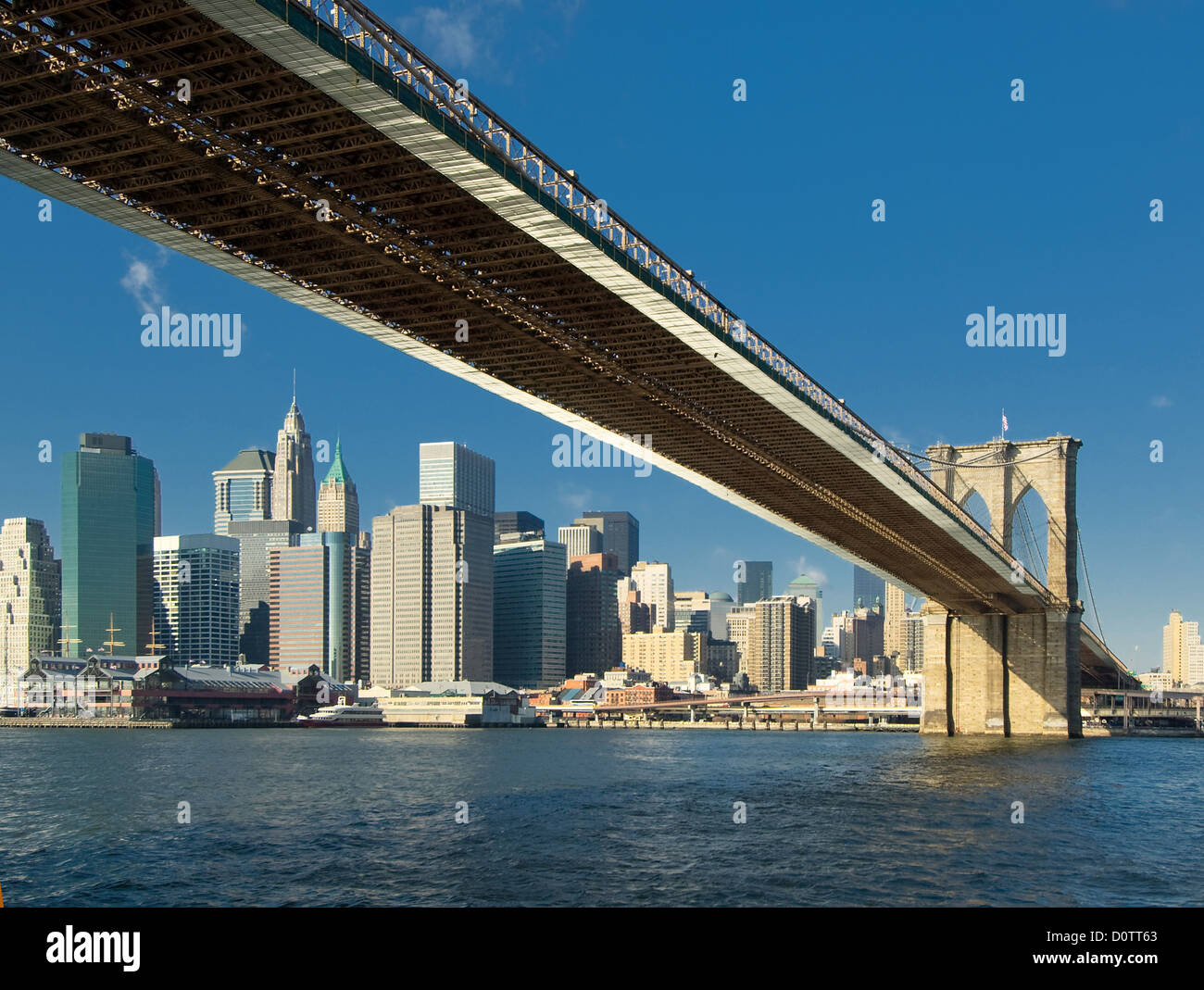 Brooklyn bridge top view hi-res stock photography and images - Alamy
