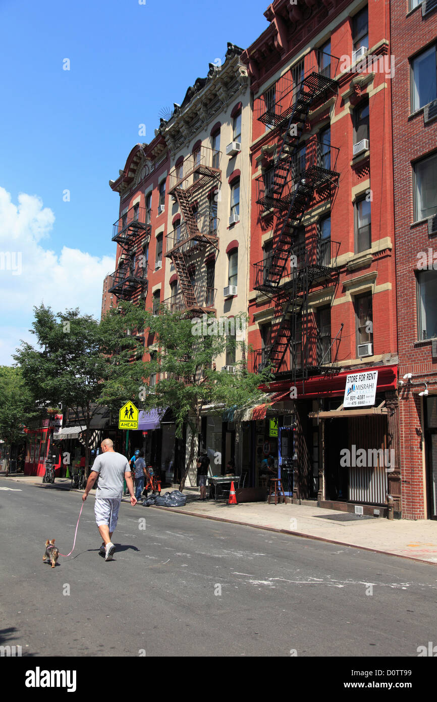 Street Scene, Lower East Side, Manhattan, New York City, USA Stock ...