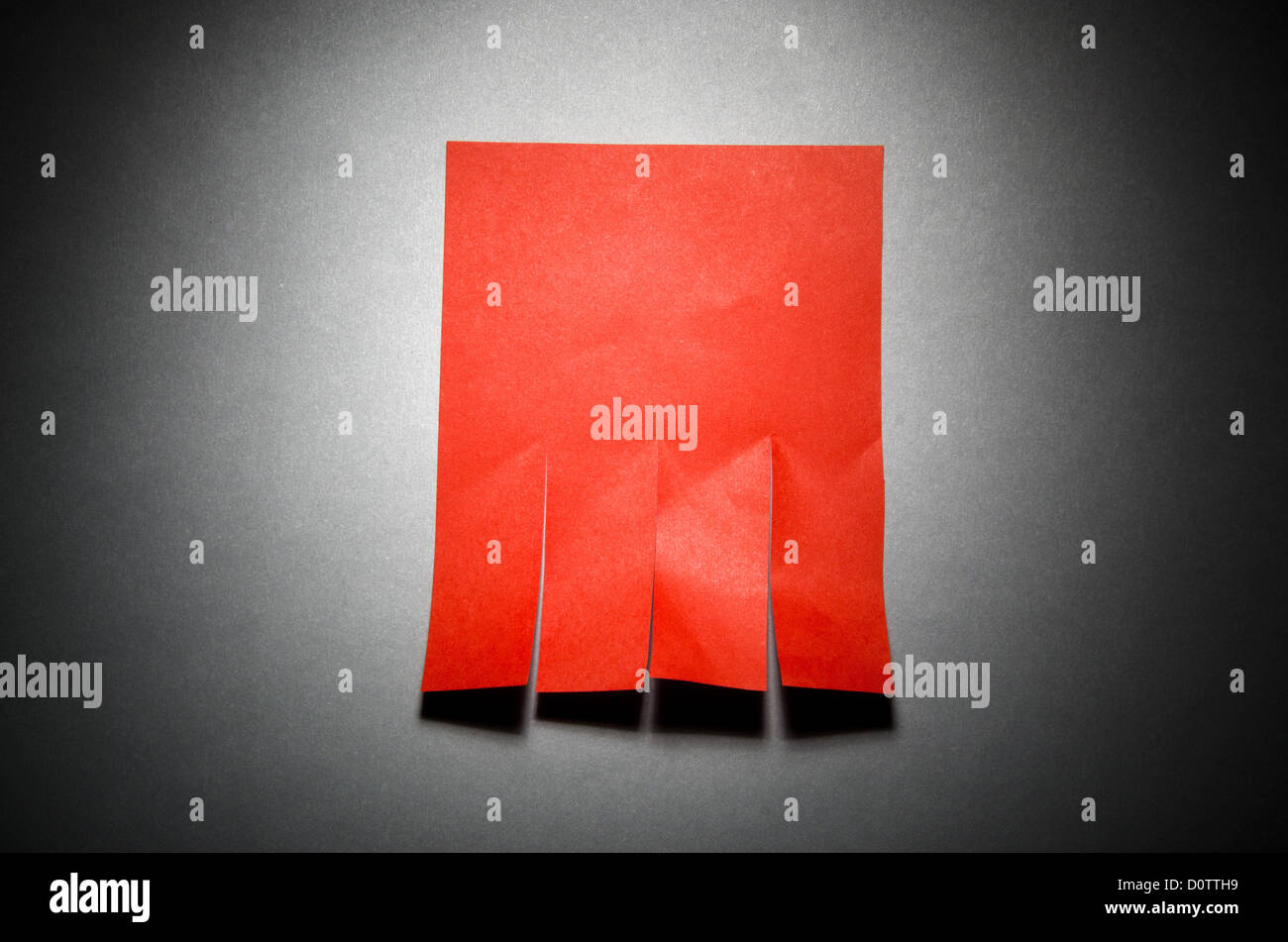 Tear off paper notice on the wall Stock Photo - Alamy