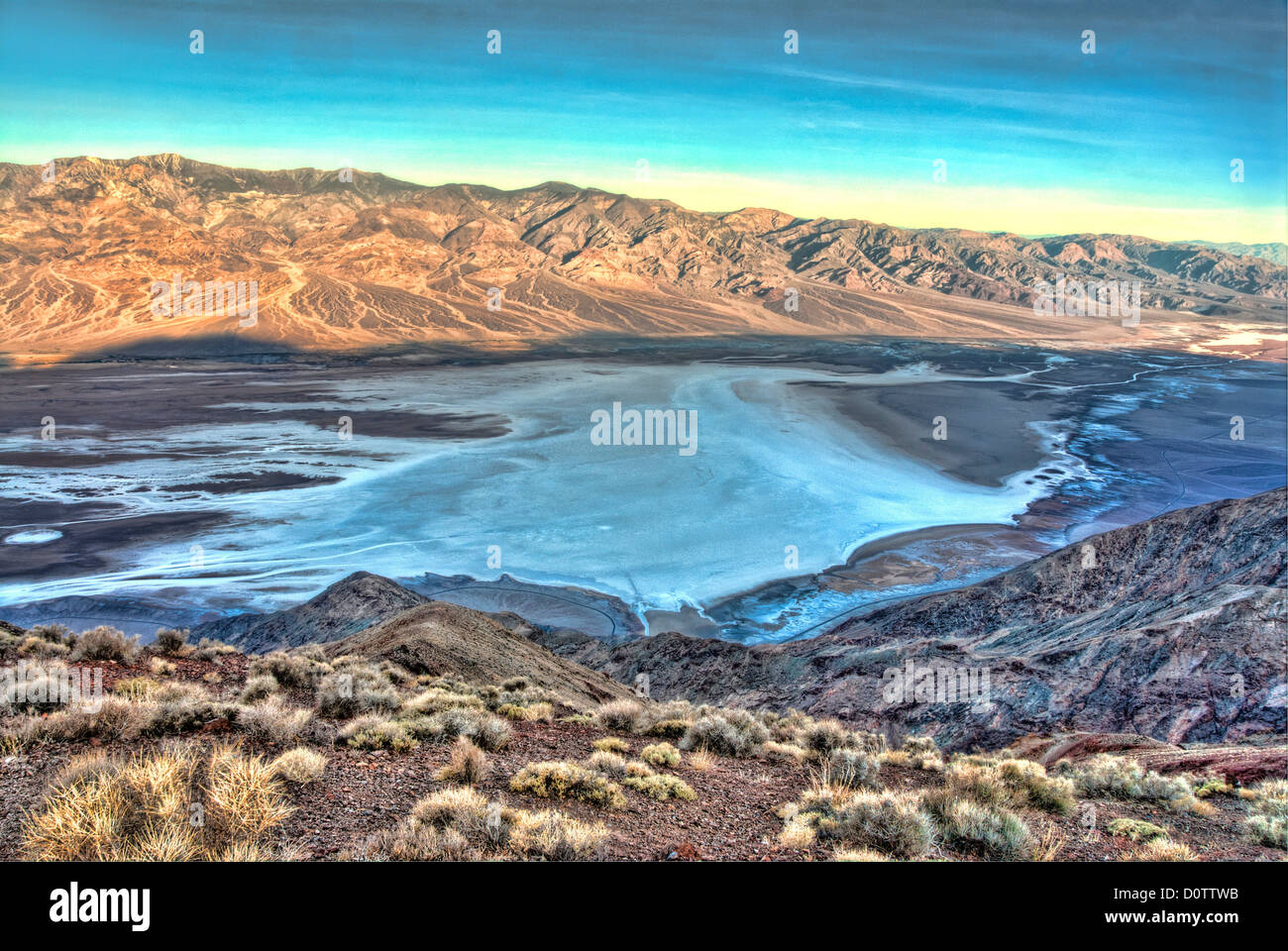 badwater, basin, Dante's view, nature, landscape, Death Valley ...