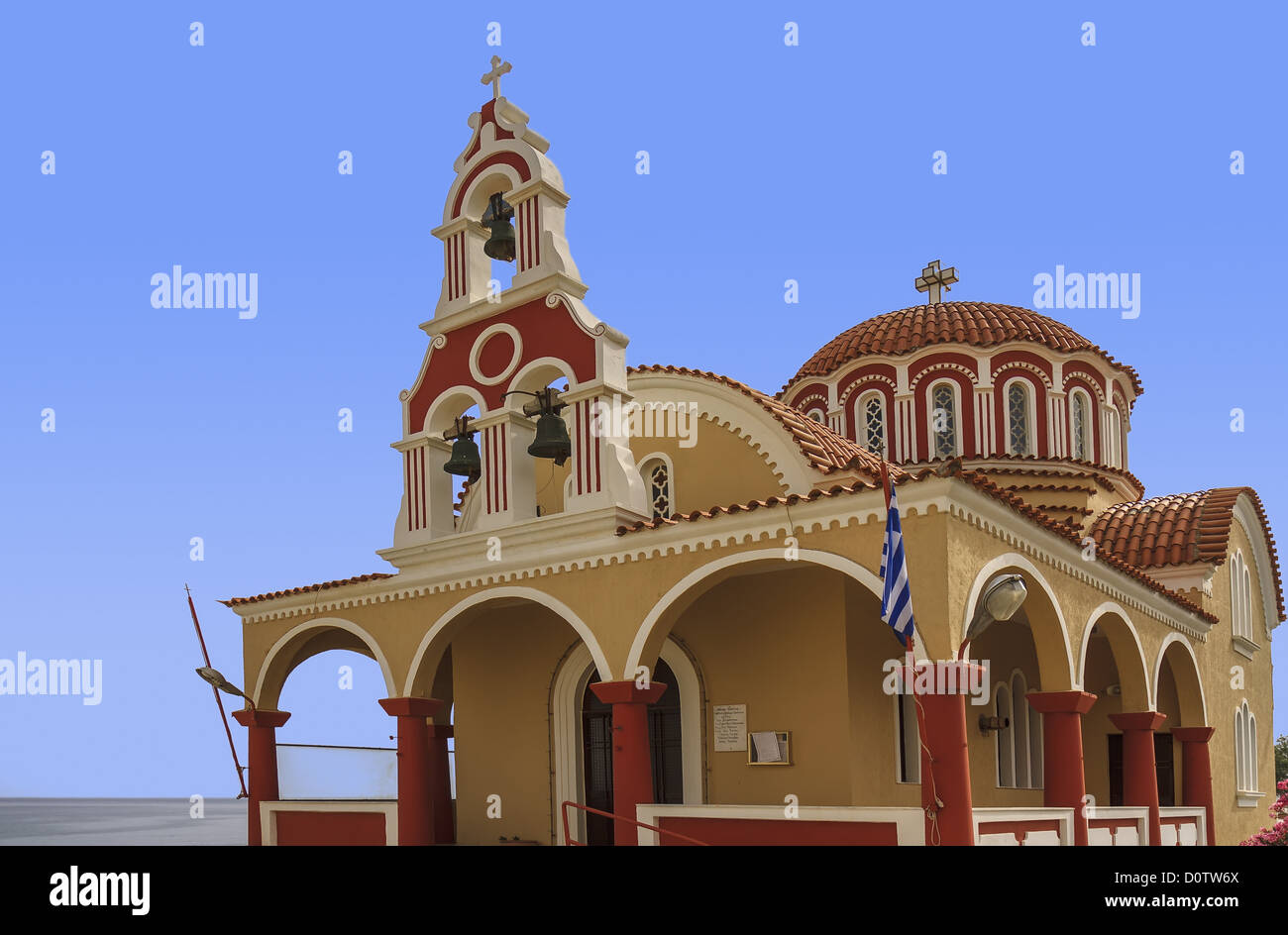 Greek Orthodox Church Rethymnon Crete Stock Photo - Alamy
