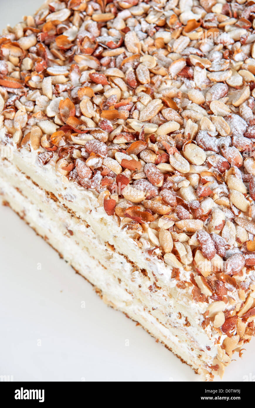 tasty nuts cake Stock Photo - Alamy