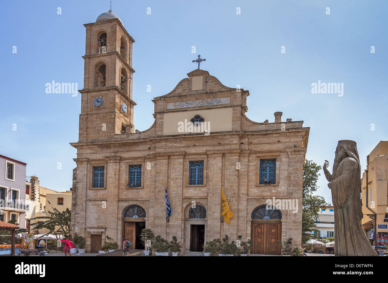 Greek Orthodox Cathedral Chania Crete Stock Photo - Alamy