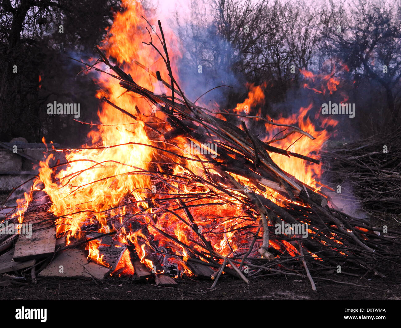 Germany, Europe, Franconian Switzerland, Europe, Easter, Easter fire ...