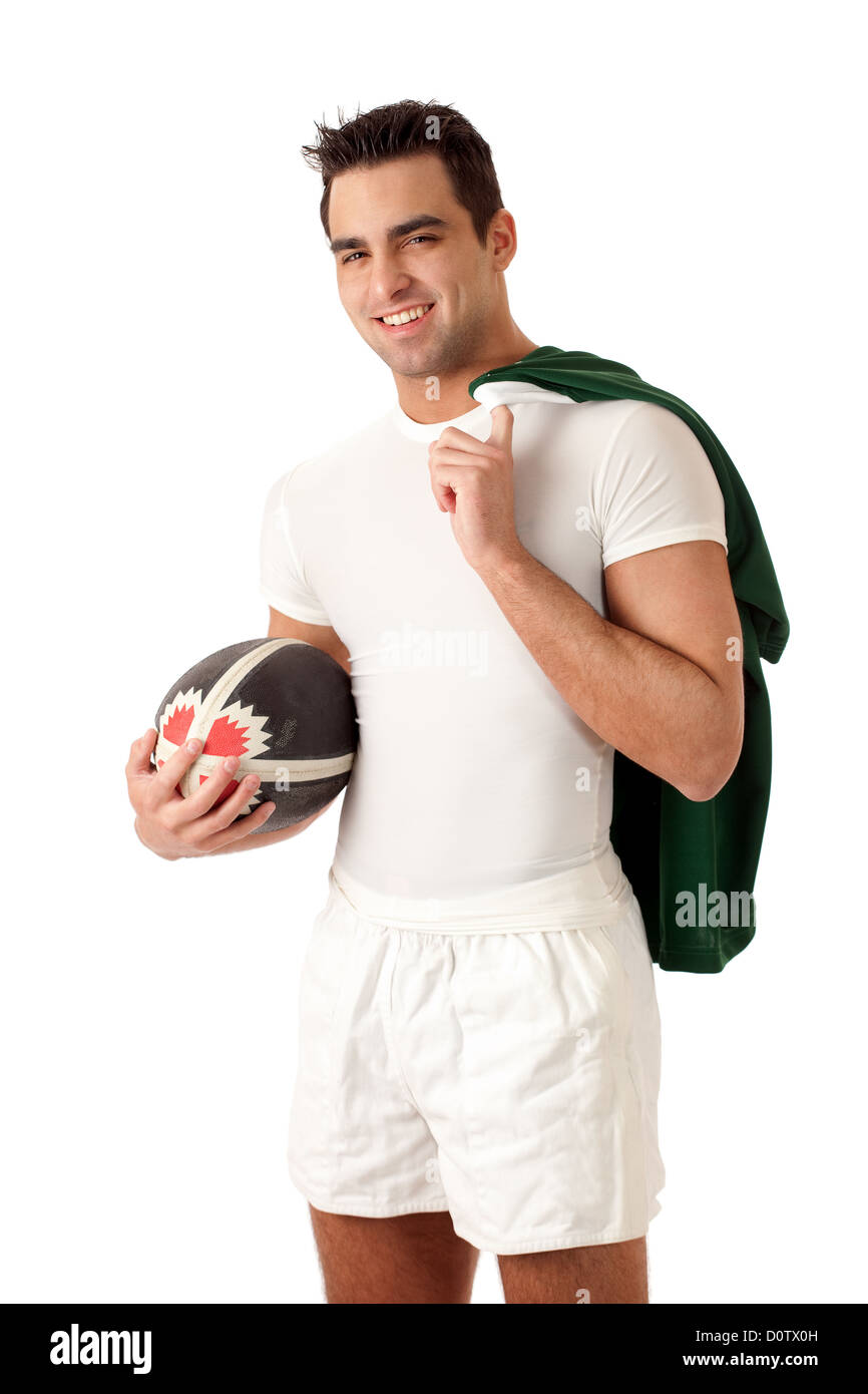 White male rugby player hi-res stock photography and images - Alamy