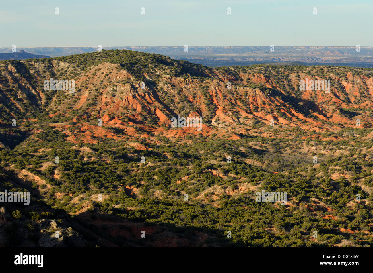 Looking into Palo Duro Canyon near Silverton Texas Stock Photo - Alamy