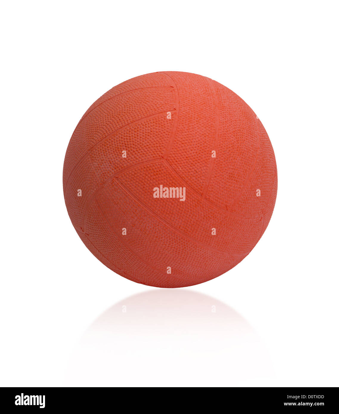 Orange color handball ball the indoor and outdoor sport tool Stock ...