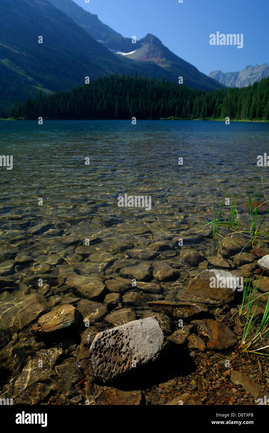 Lake Josephine Glacier National Park Montana Stock Photo - Alamy