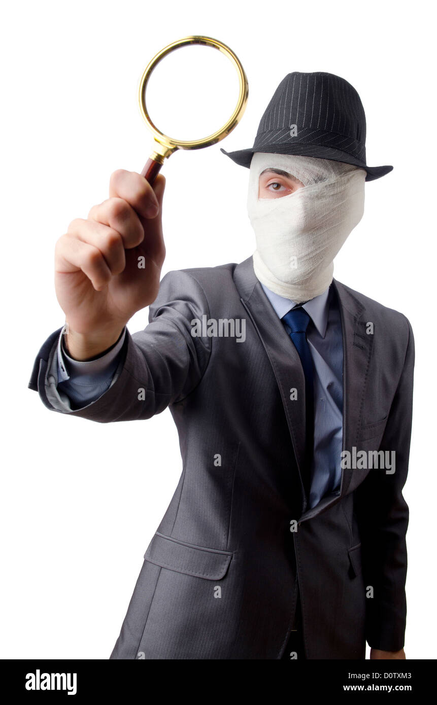 Man covered in medical bandages Stock Photo - Alamy