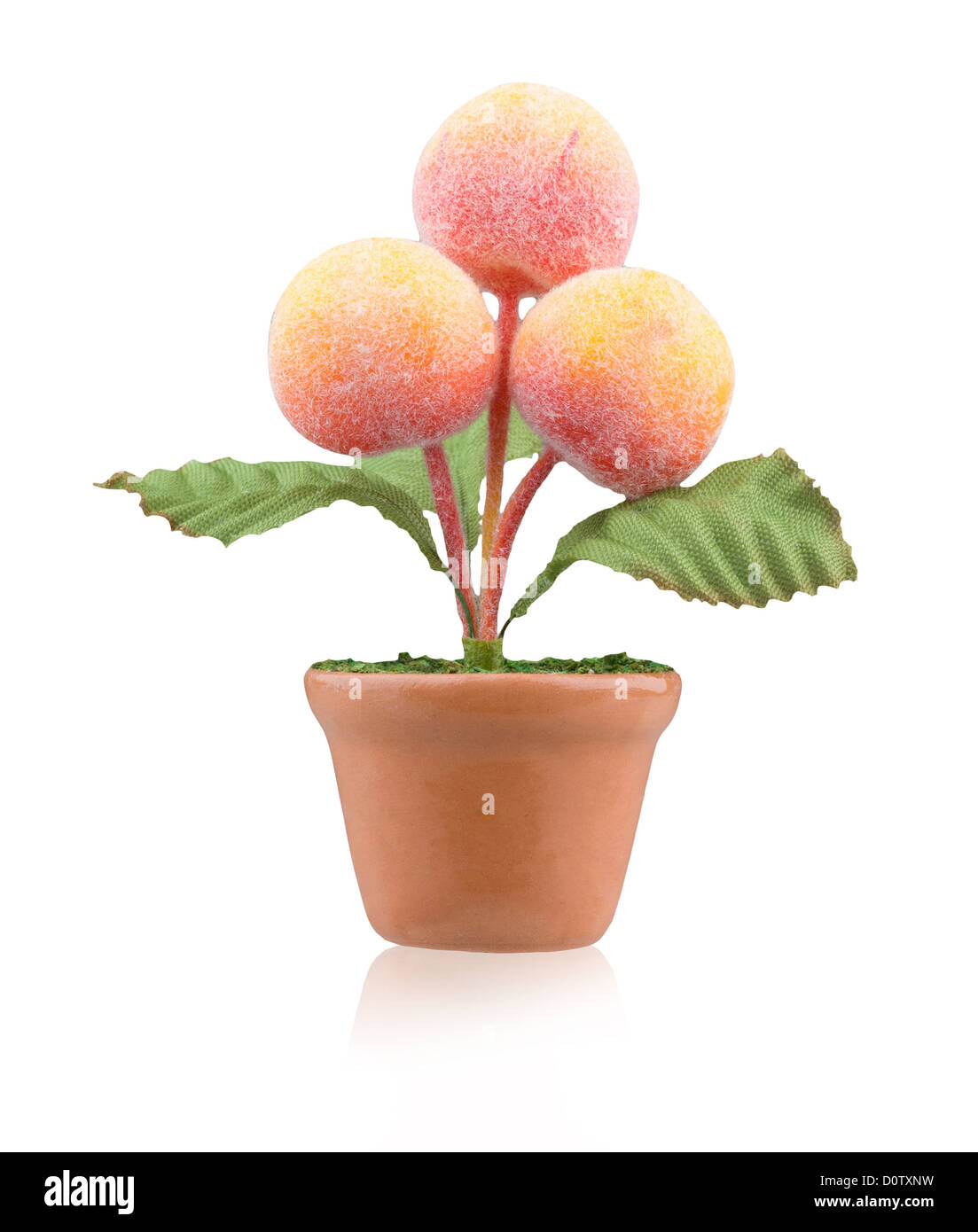 Cute and beautiful artificial flower isolated Stock Photo - Alamy