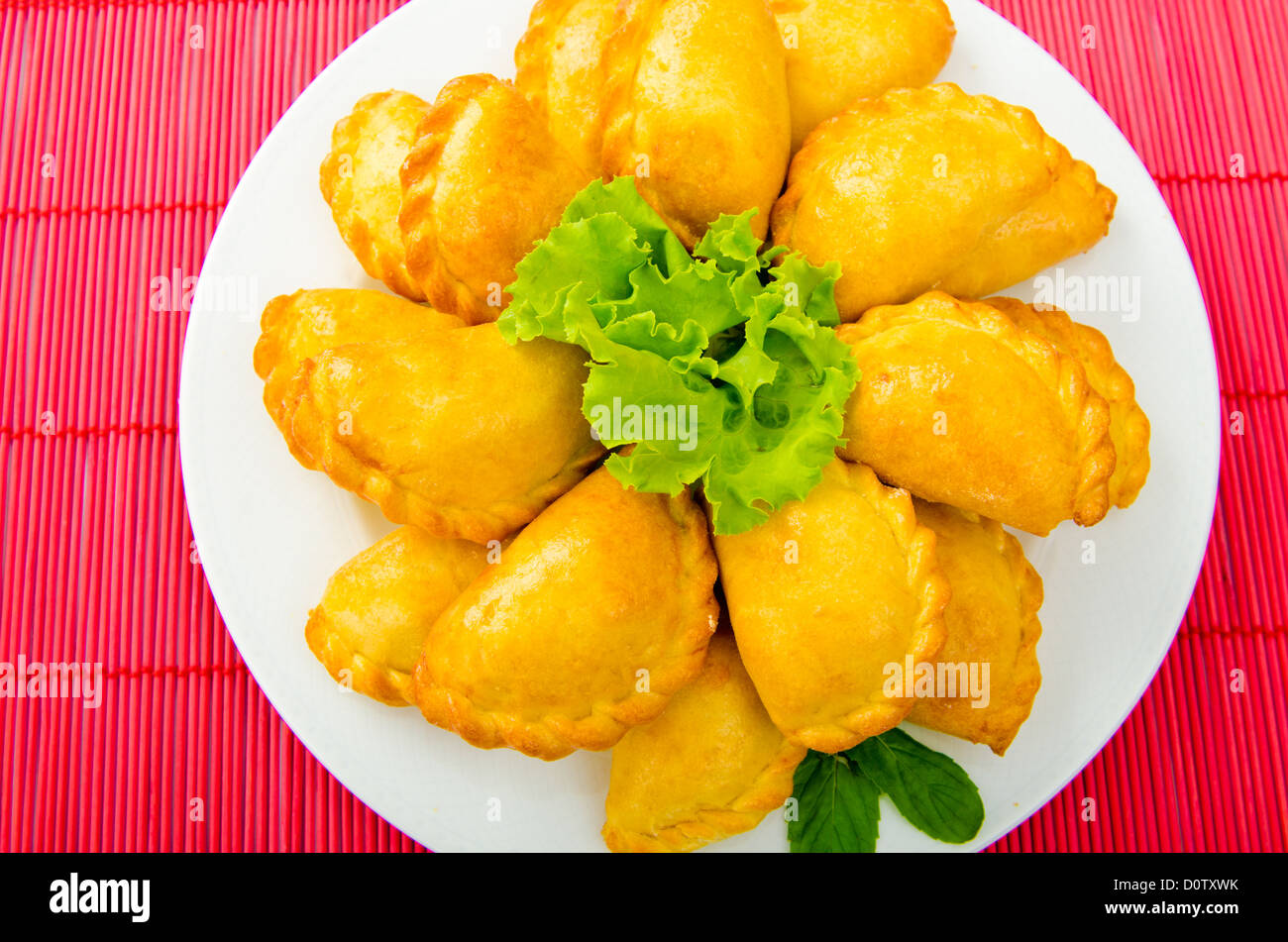 Meat patties in the plate Stock Photo - Alamy