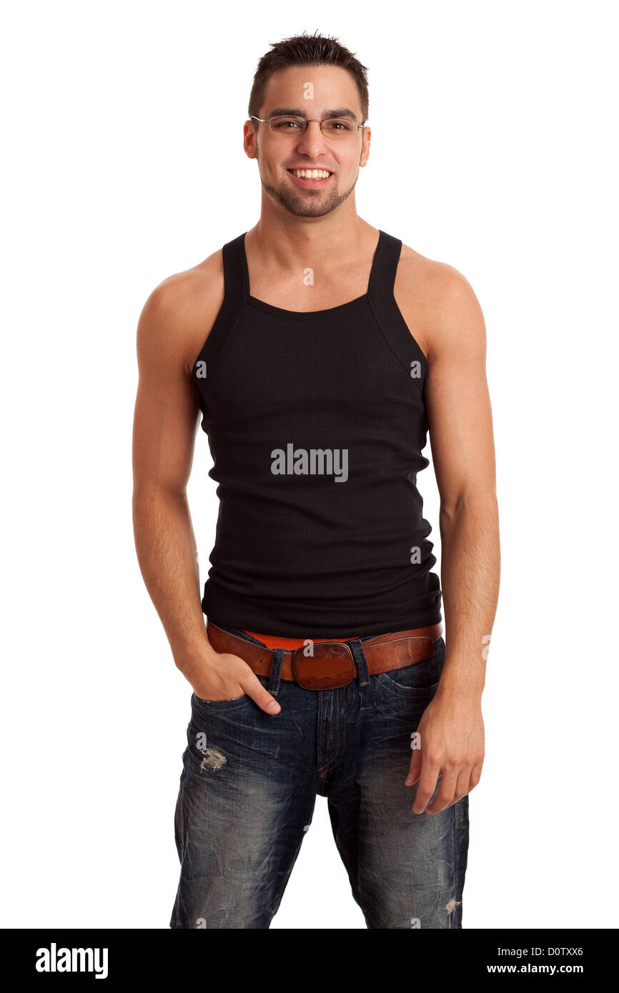 Male person in black Cut Out Stock Images & Pictures - Alamy