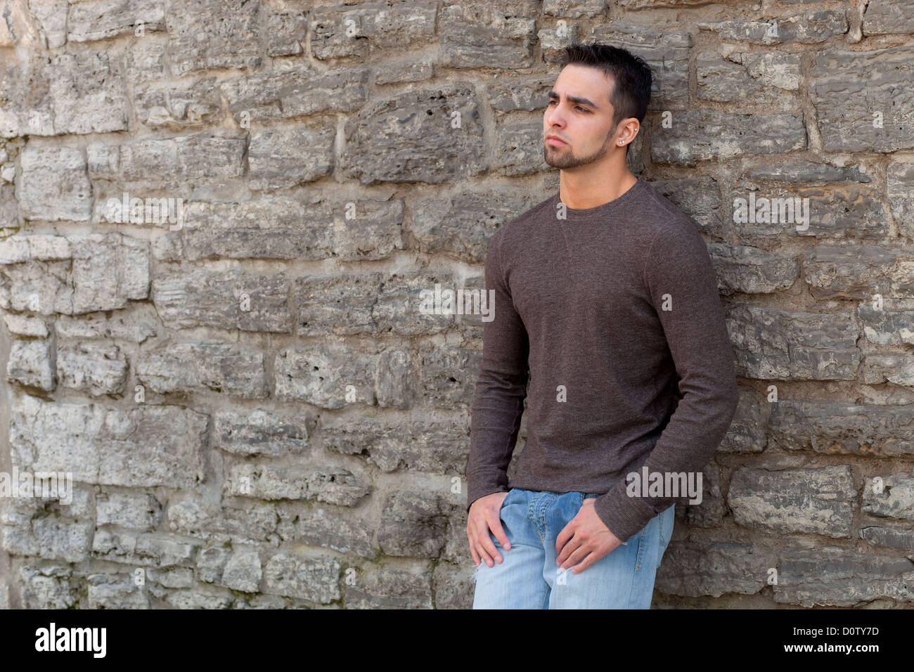 Young Man Outside Stock Photo - Alamy