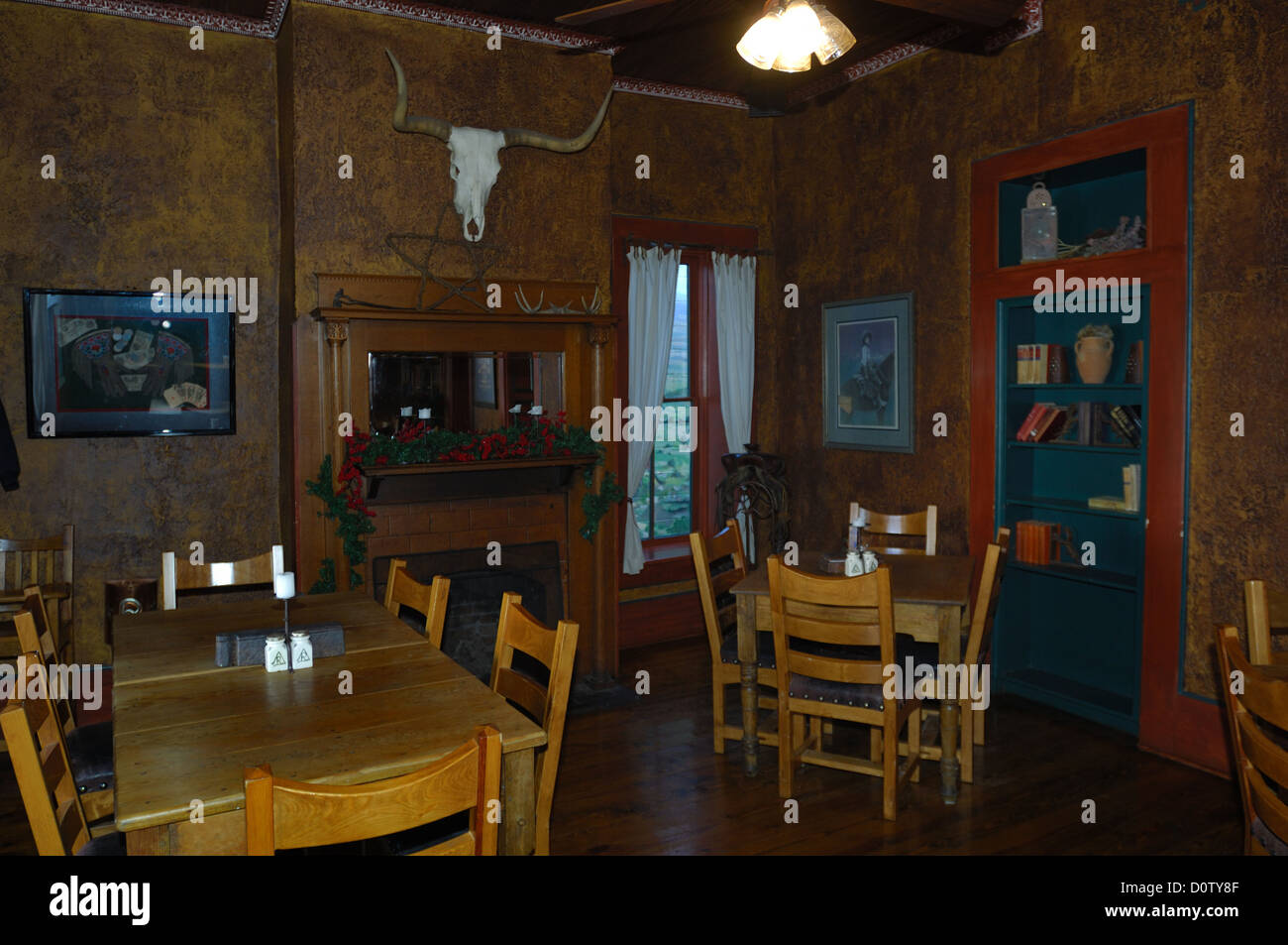 Reata Restaurant in Alpine Texas Stock Photo - Alamy