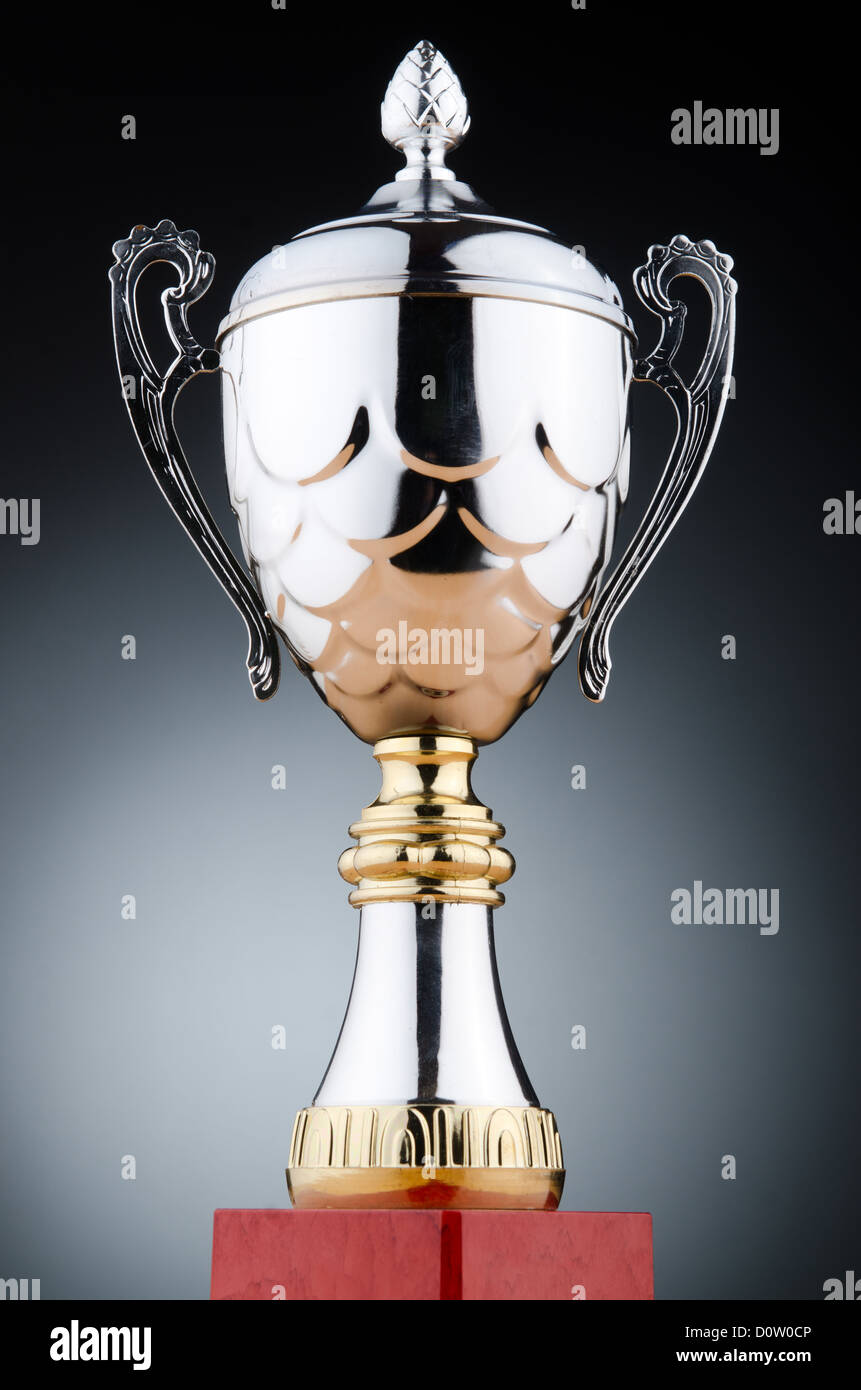 Prize cup against the background Stock Photo - Alamy