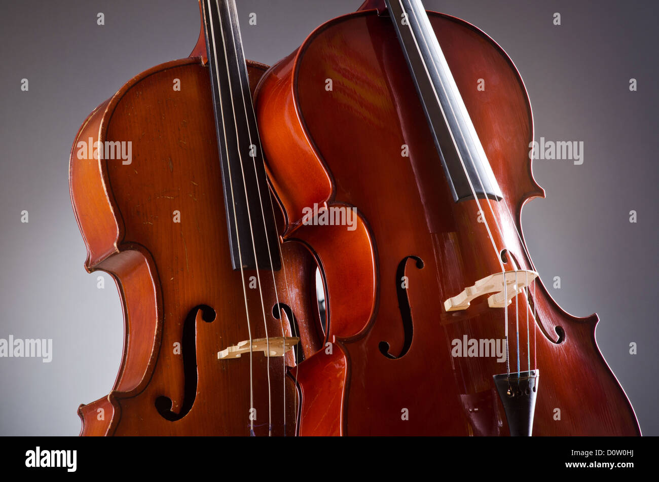 Music Cello in the dark room Stock Photo - Alamy