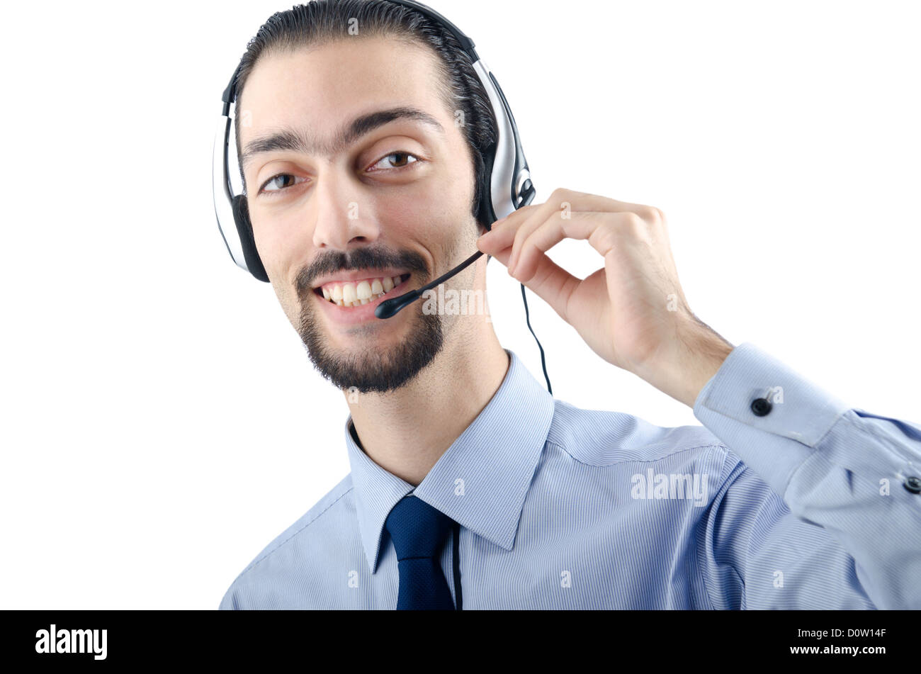 Male switchboard operator hi-res stock photography and images - Alamy