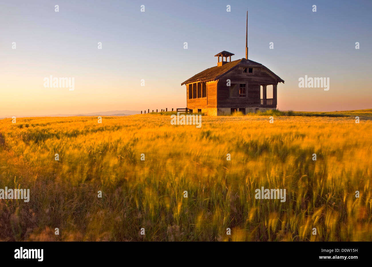 schoolhouse, summer, shack, old, dilapidated, run down, crumbling, past ...