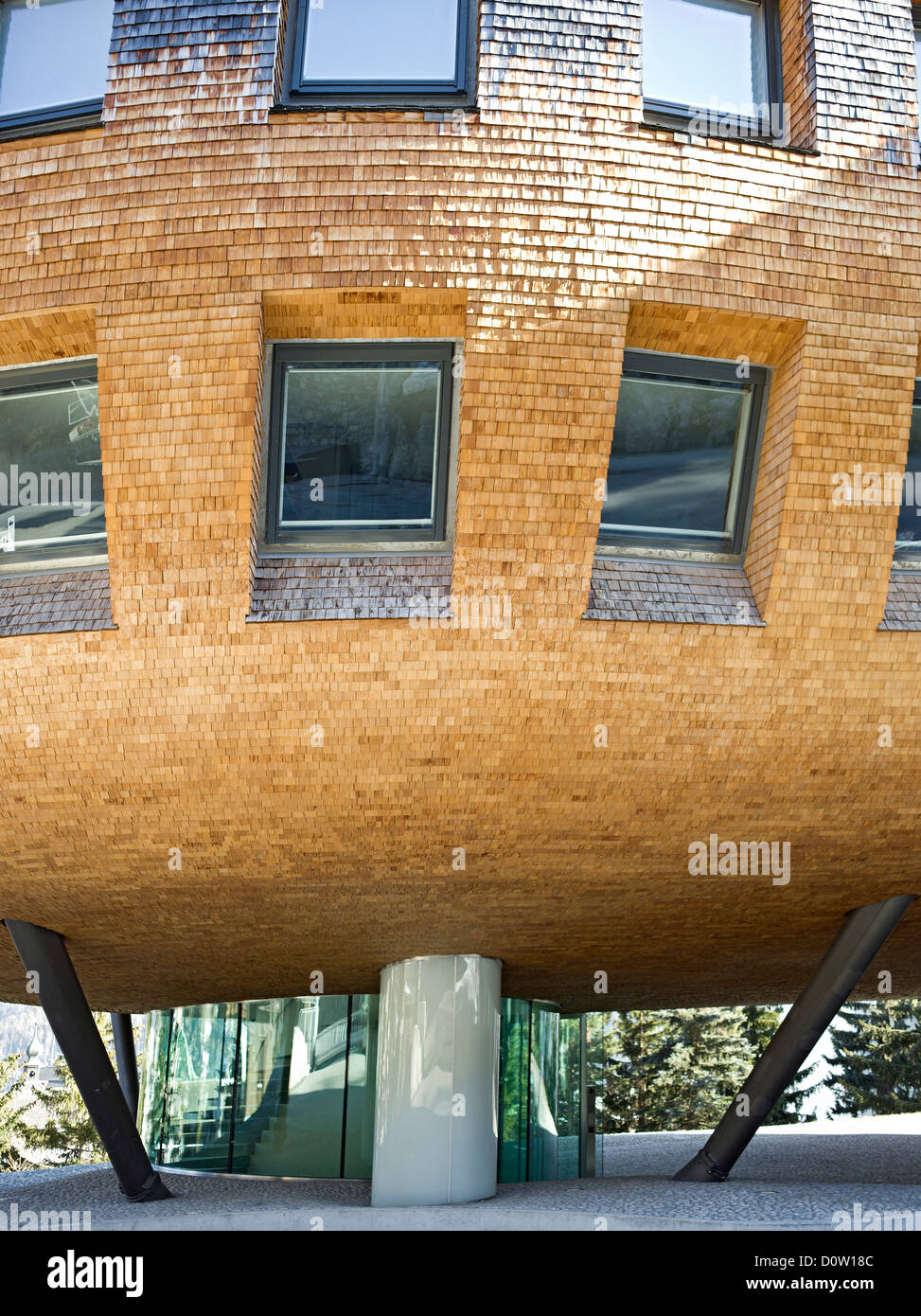 Switzerland, Europe, Grisons, Engadin, St. Moritz, Chesa Futura, Norman ...