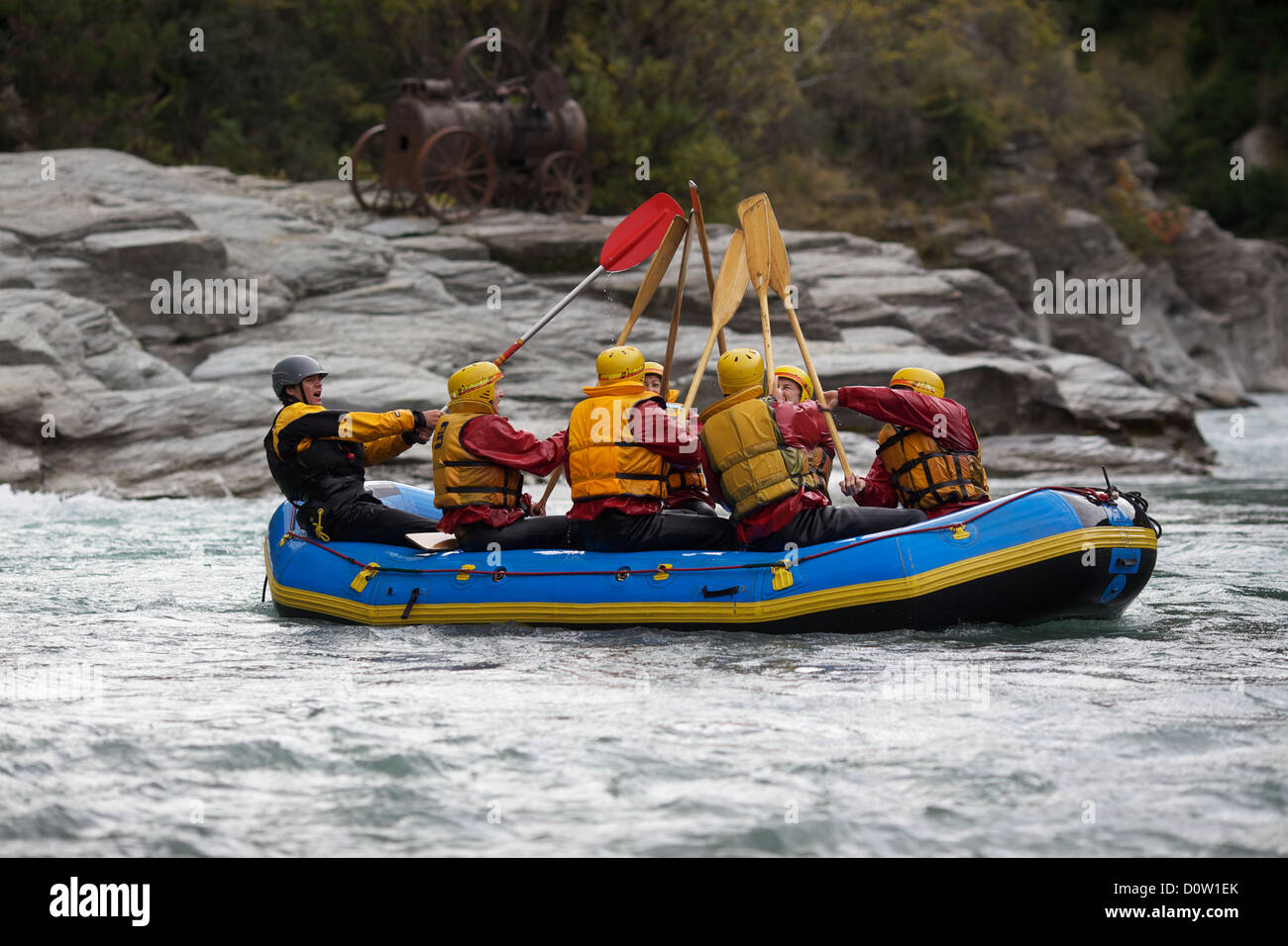 Rafting shotover river queenstown hi-res stock photography and images ...