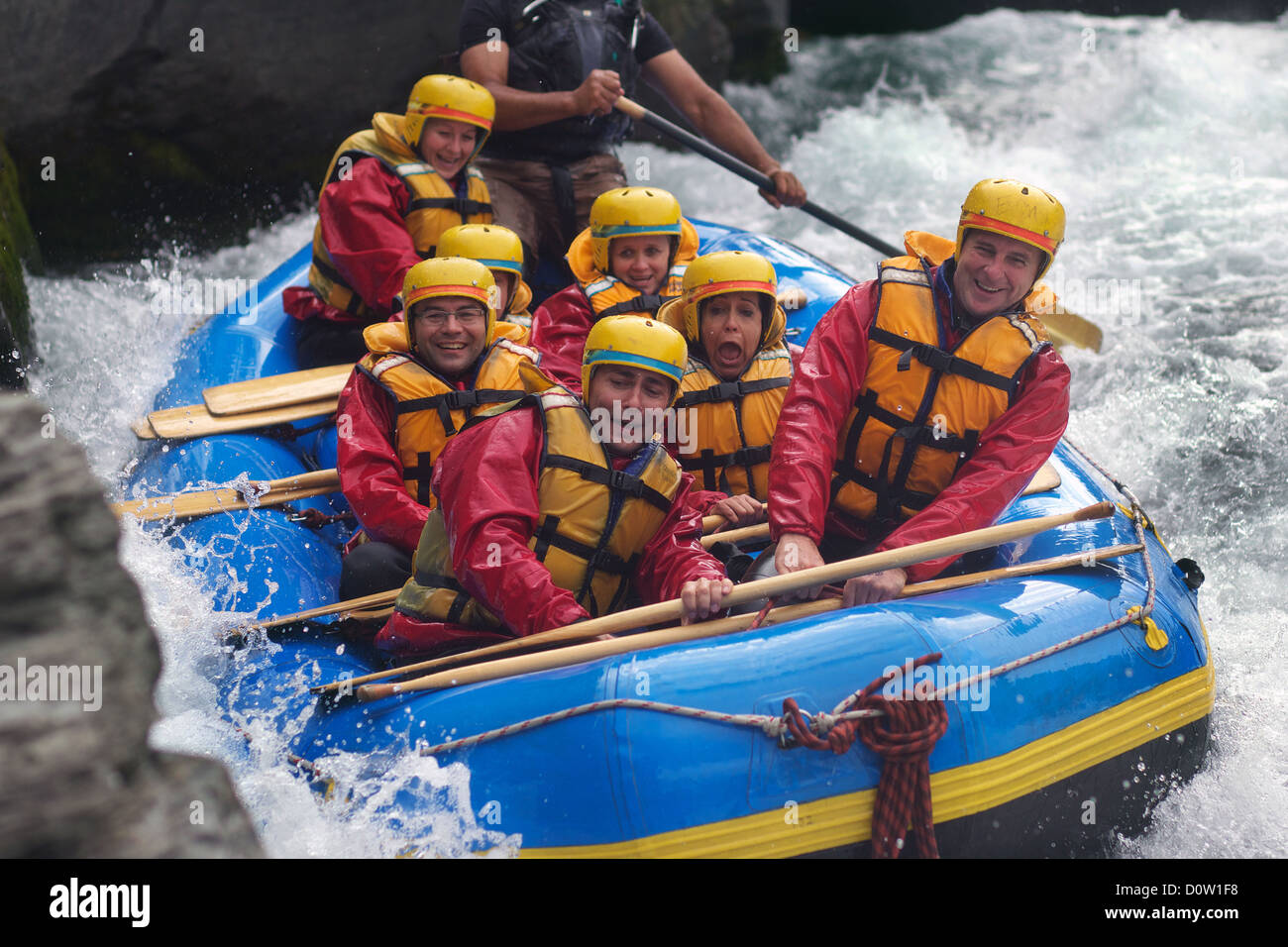 Rafting shotover river queenstown hi-res stock photography and images ...
