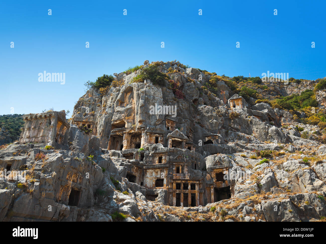 Ancient town in Myra, Turkey Stock Photo - Alamy