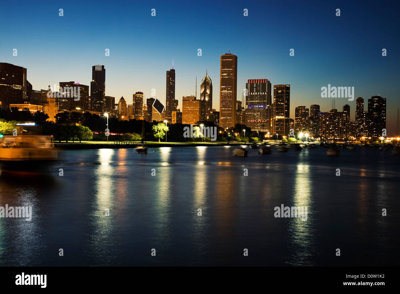 Summer in Chicago Stock Photo - Alamy