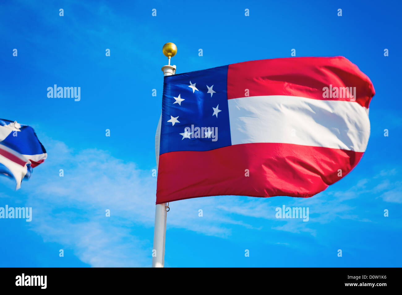 Georgia usa flag hi-res stock photography and images - Alamy
